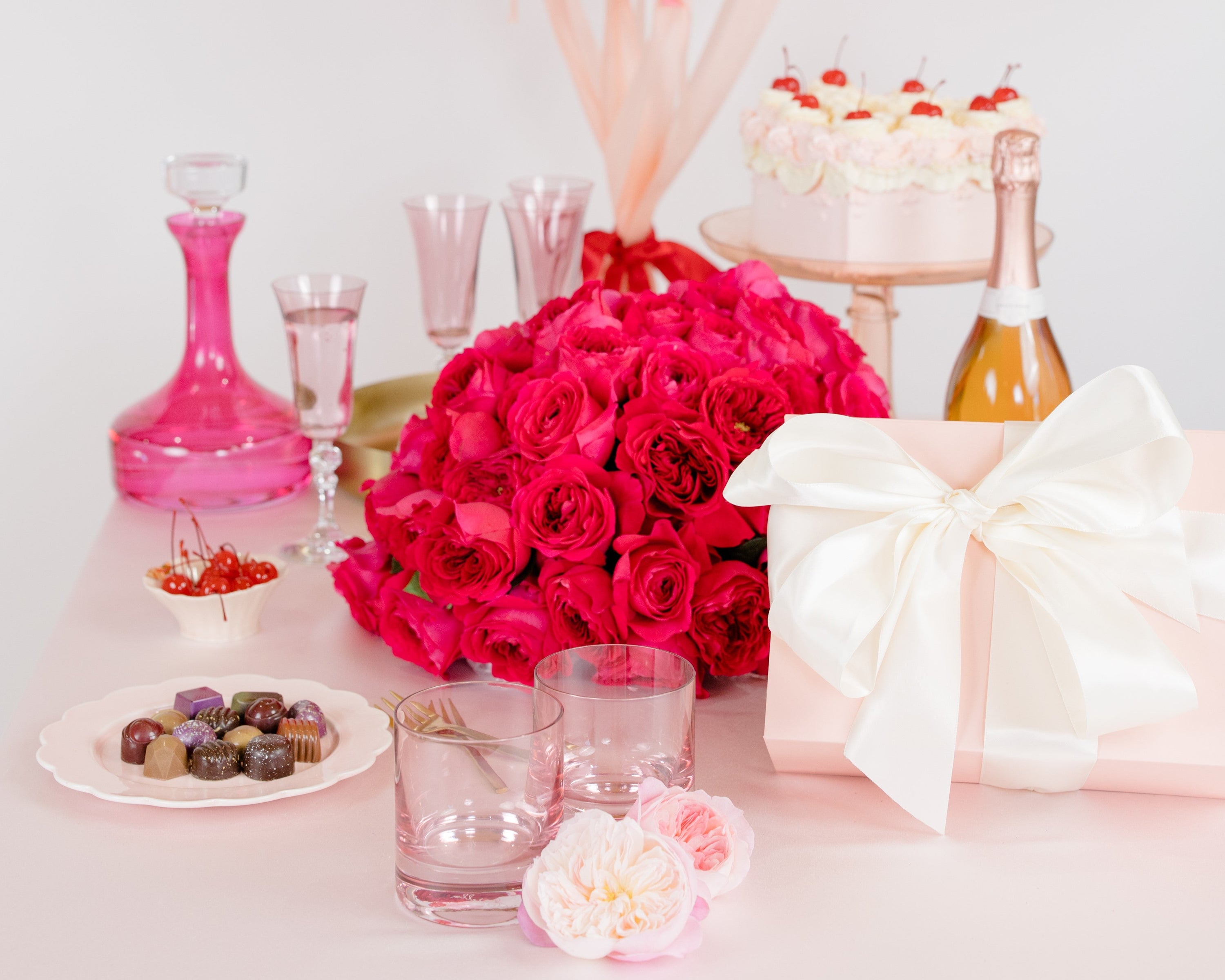 Our Signature Shades of Pink – Estelle Colored Glass