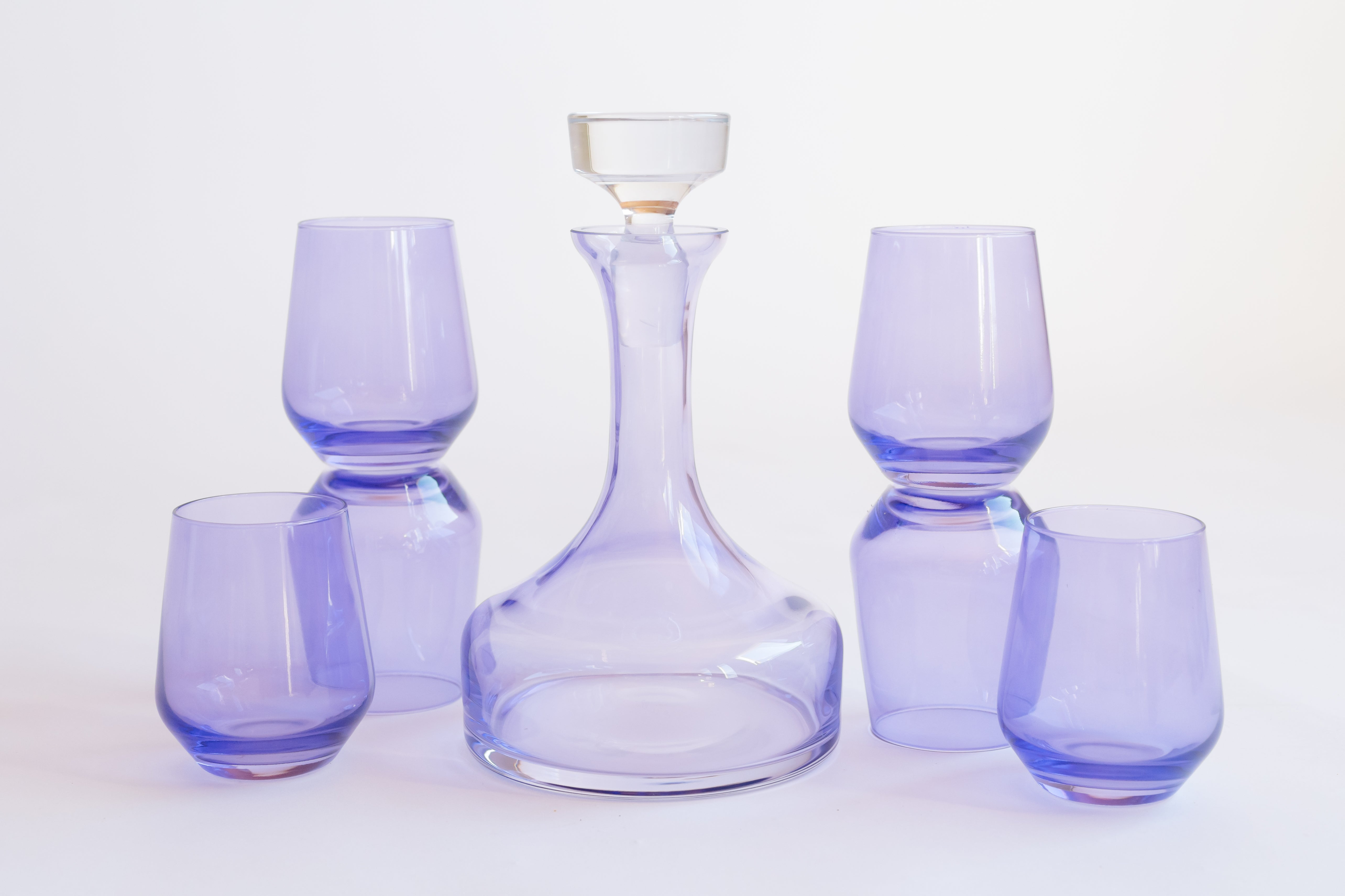 Spring into Color with Estelle Pastel Decanters – Estelle Colored Glass