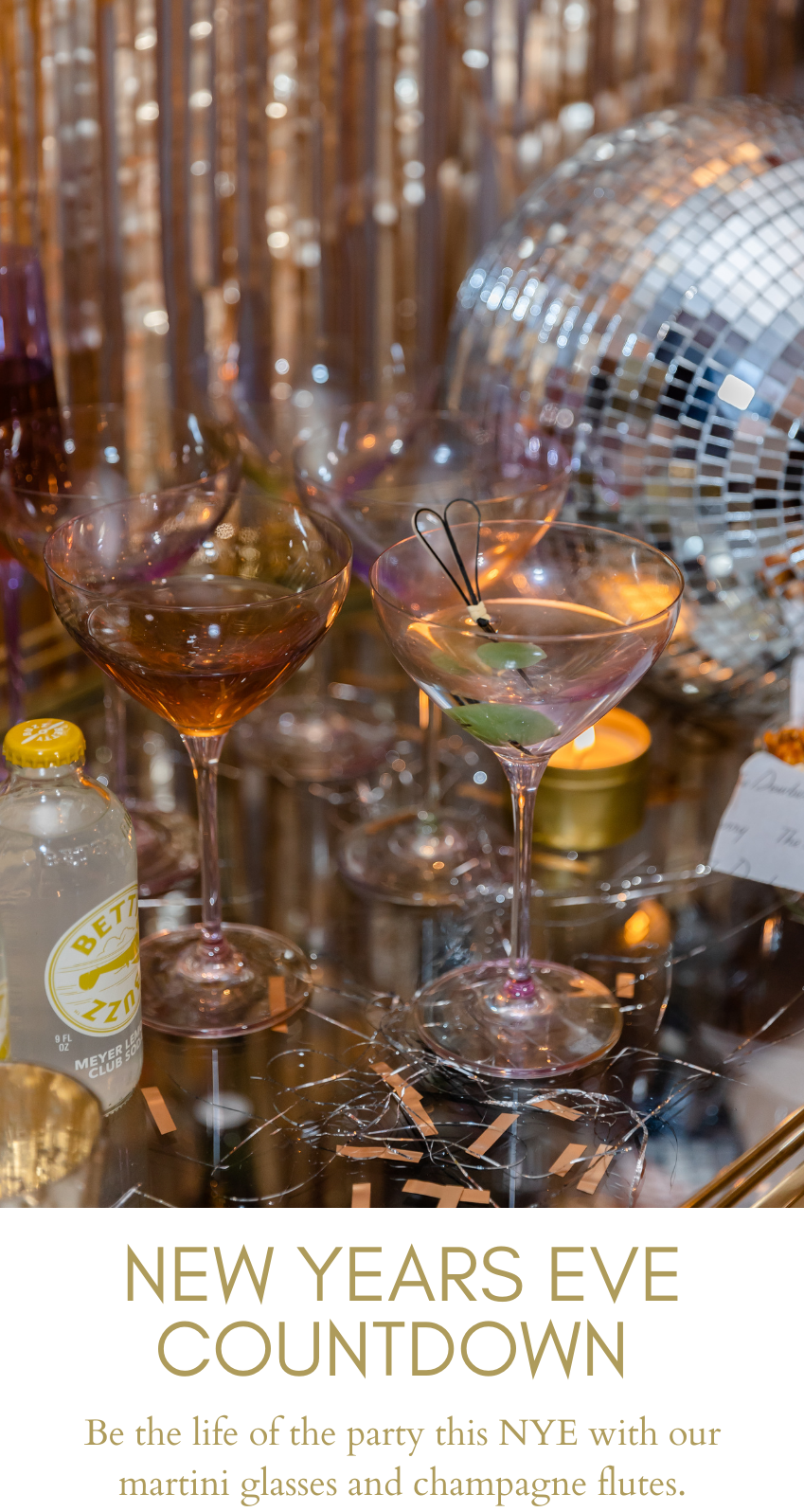 Count Down to New Years Eve – Estelle Colored Glass