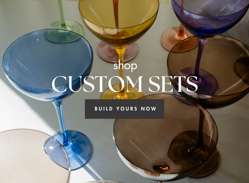 Create Your Custom Set: Mix & Match Colors – Estelle Colored Glass