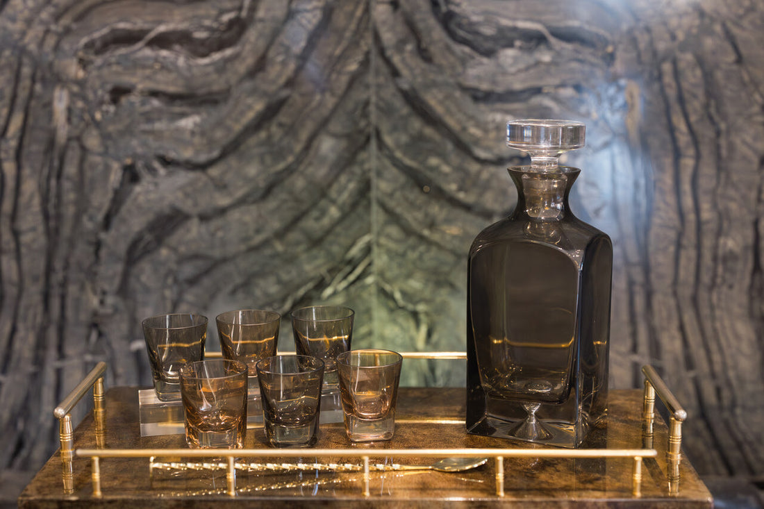 Smokey Elegance – Estelle Colored Glass