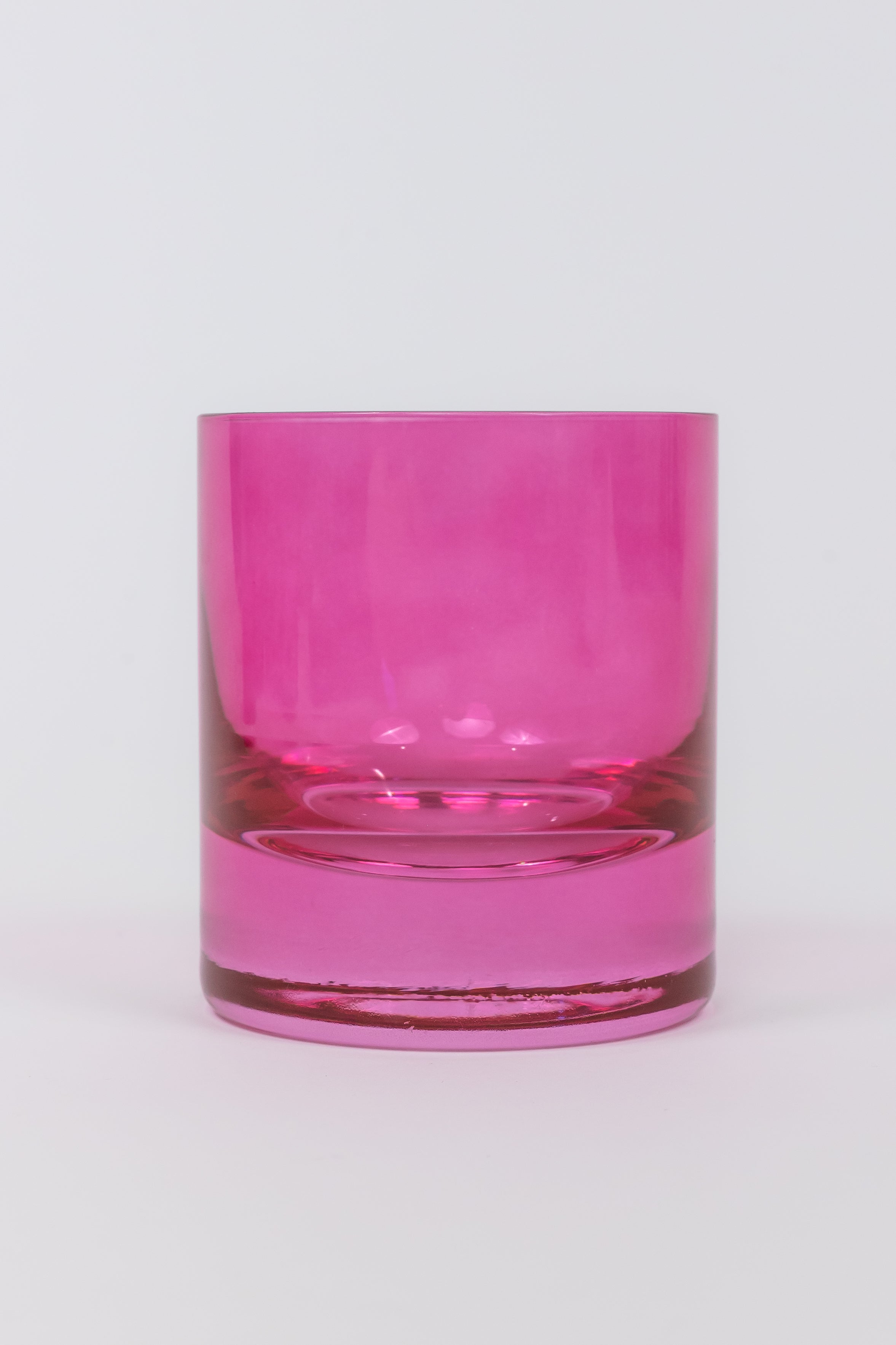 Estelle Colored Rocks Glass - Set of 2 {Fuchsia} – Estelle Colored Glass