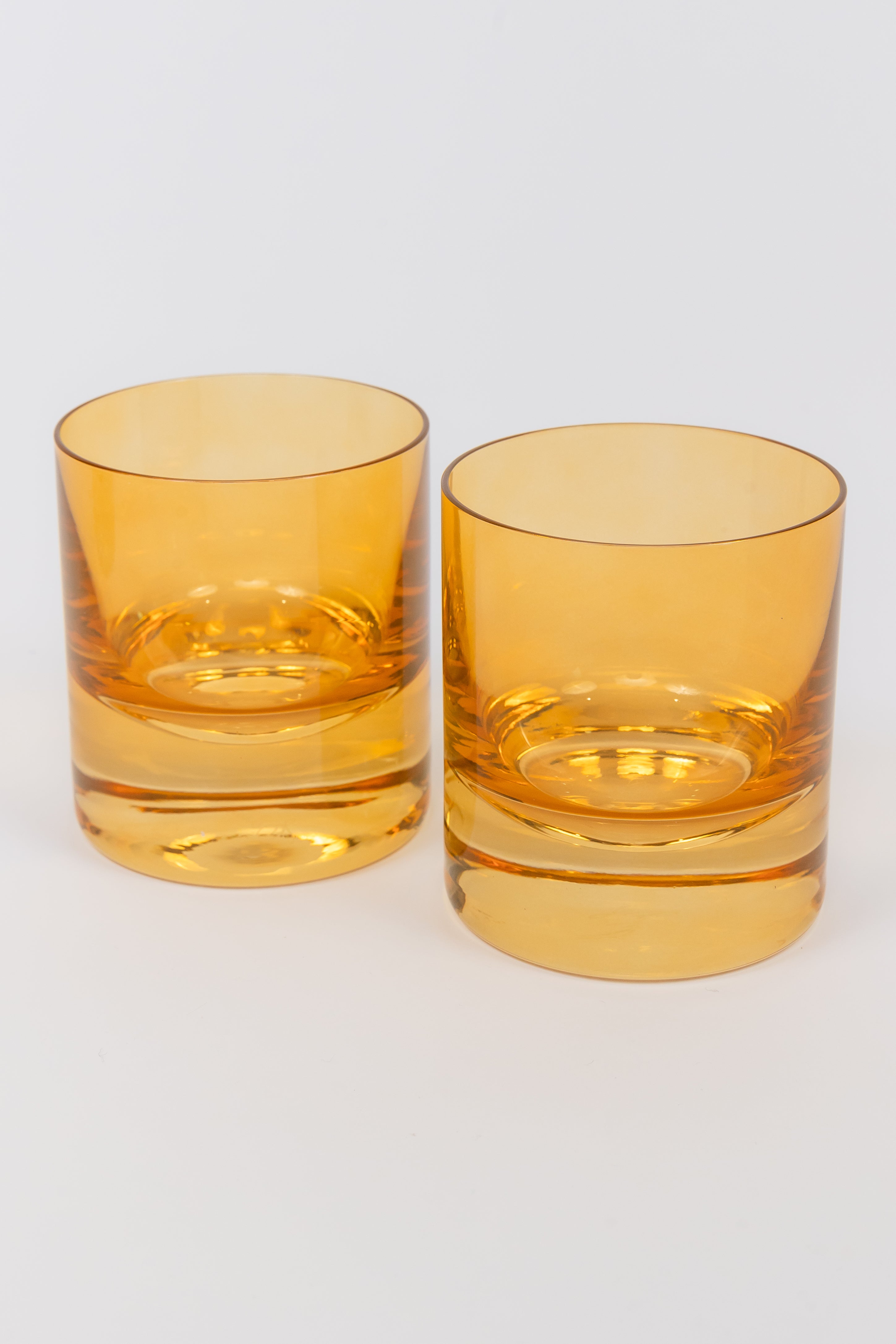 Estelle Colored Rocks Glass - Set of 2 {Butterscotch} – Estelle Colored ...