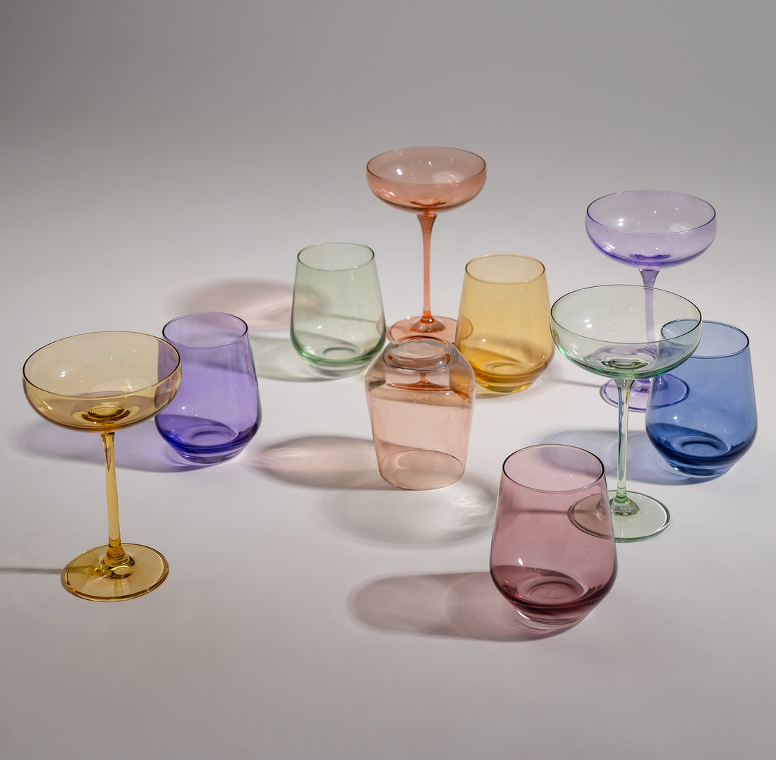 Hand-Blown Colored Glass - Estelle Colored Glass
