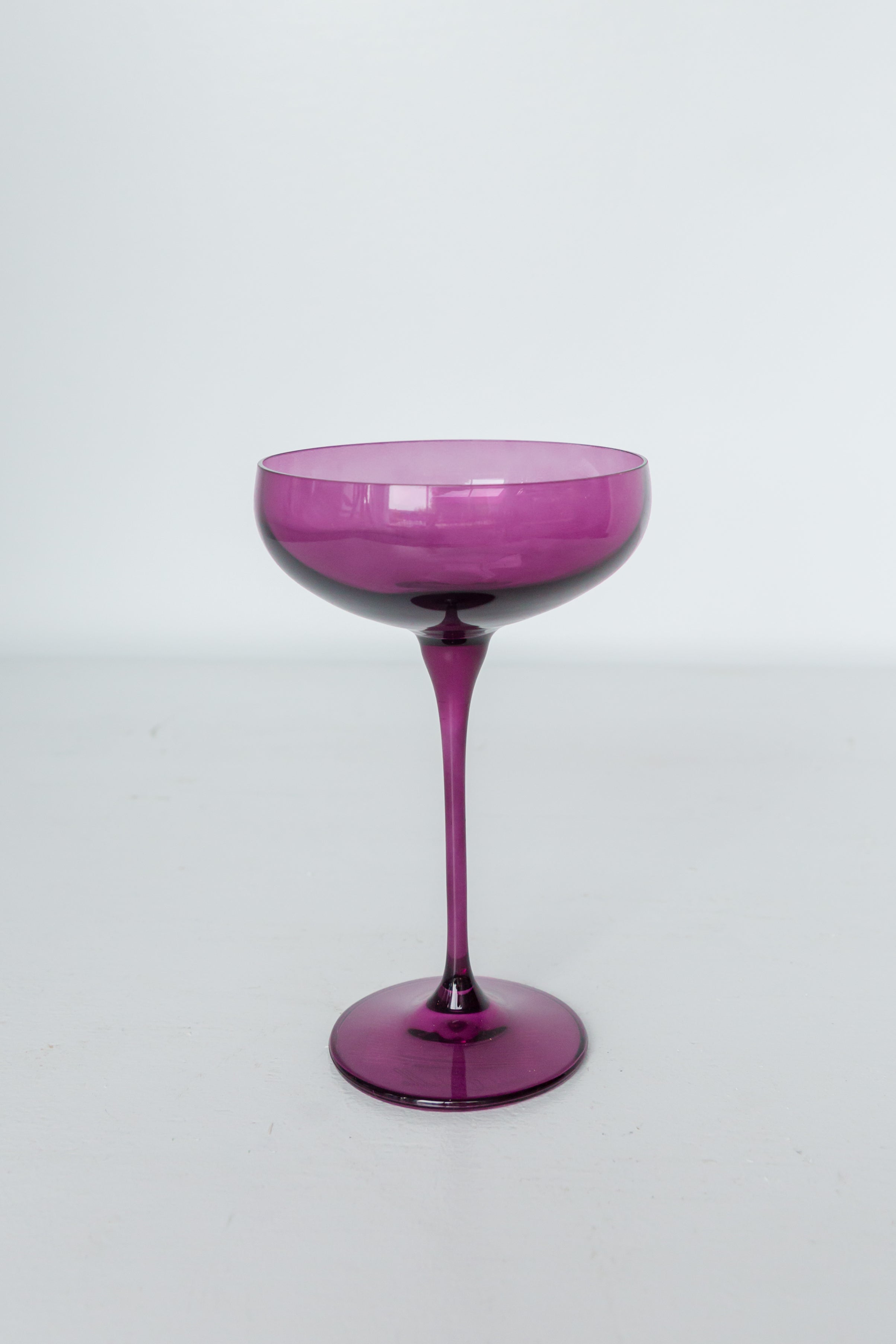Estelle Colored Champagne Coupe Stemware - Set of 2 {Amethyst ...