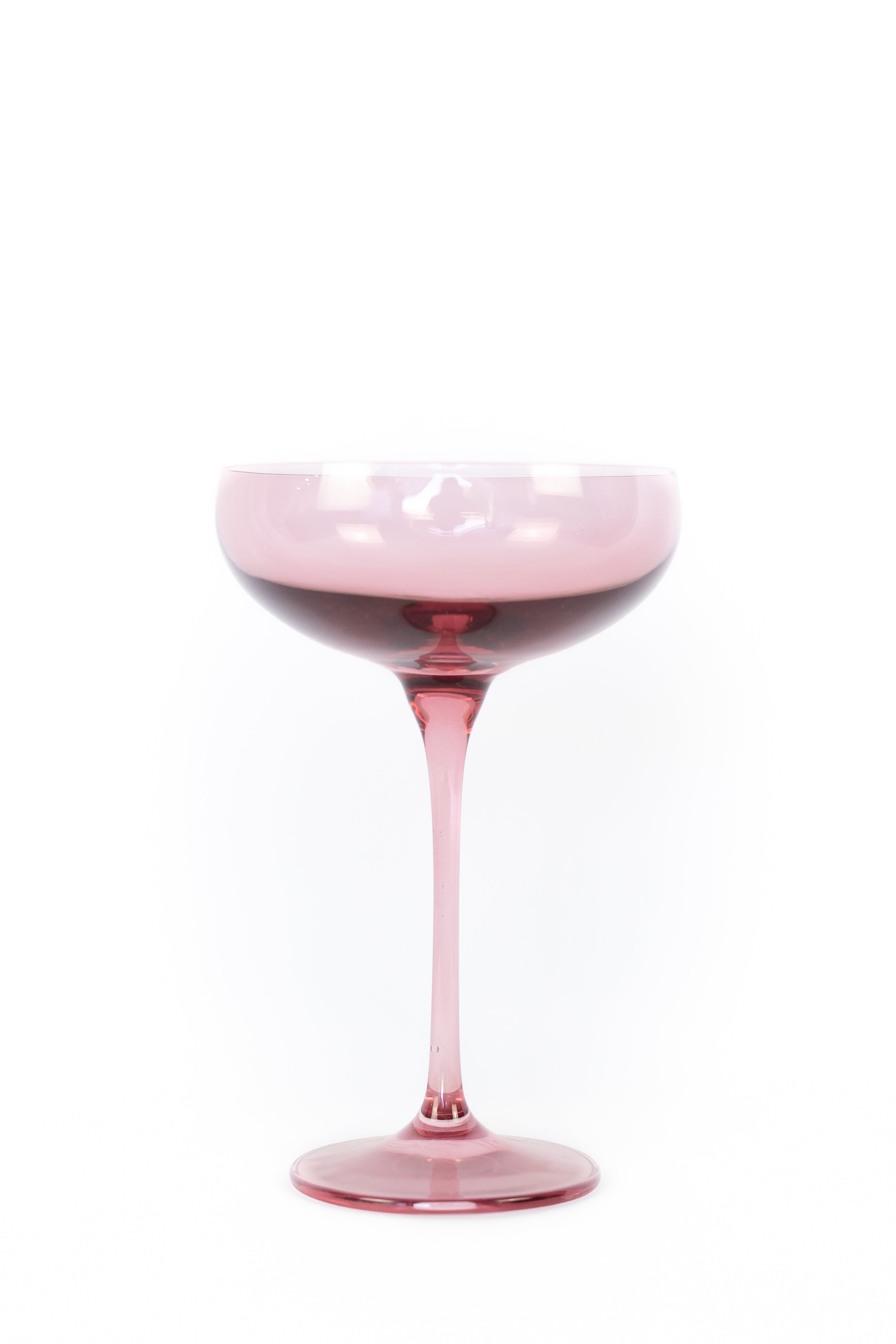 Estelle Colored Champagne Coupe Stemware - Set of 6 {Rose} – Estelle ...