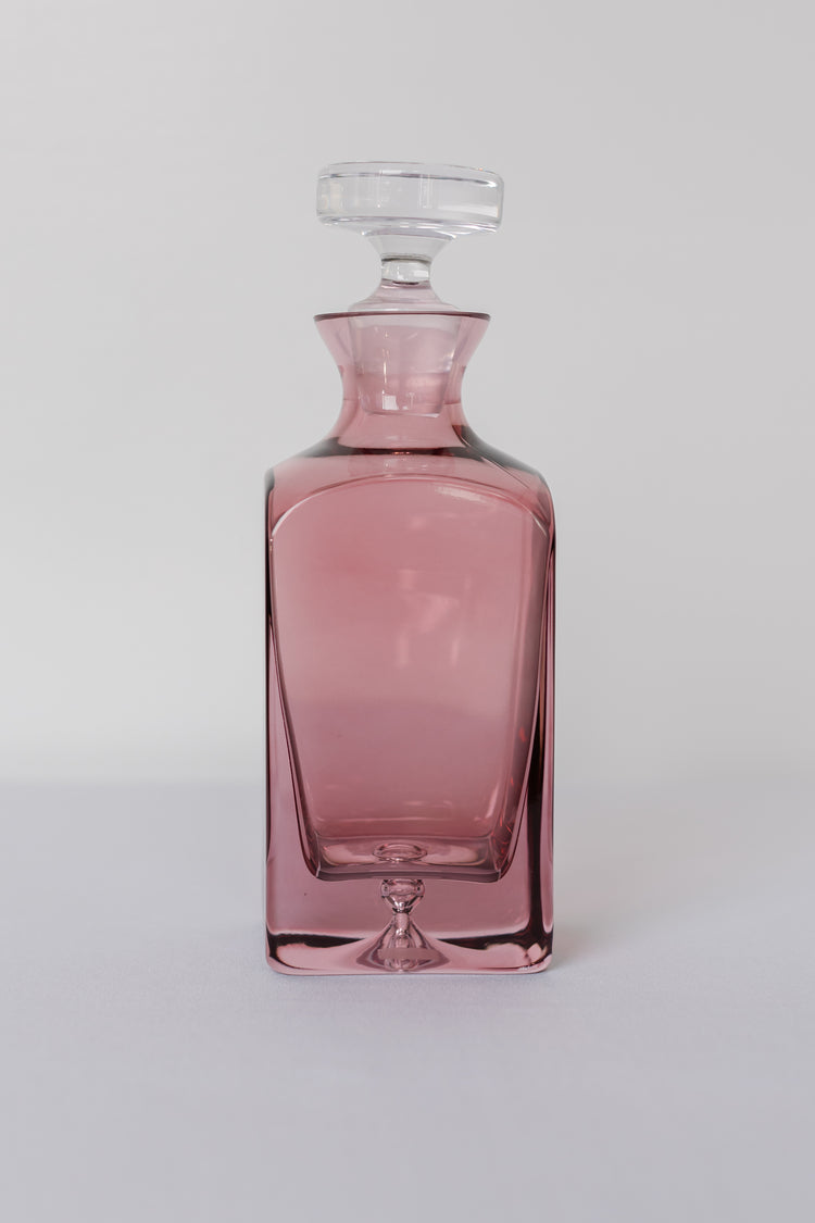 Estelle Colored Decanter-Heritage {Rose} – Estelle Colored Glass