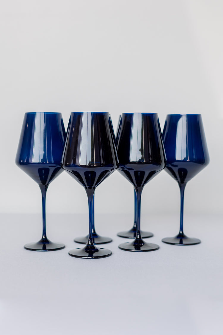 Jewel Tone Stemware – Estelle Colored Glass
