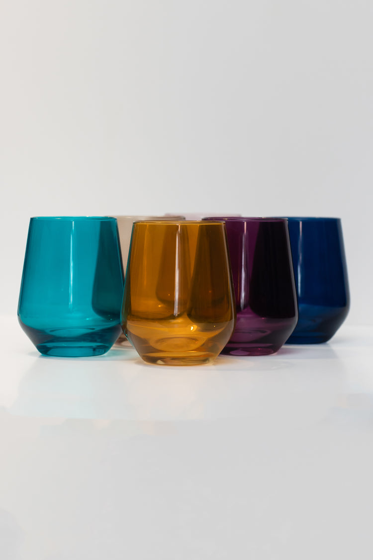 Stemless Wine – Estelle Colored Glass