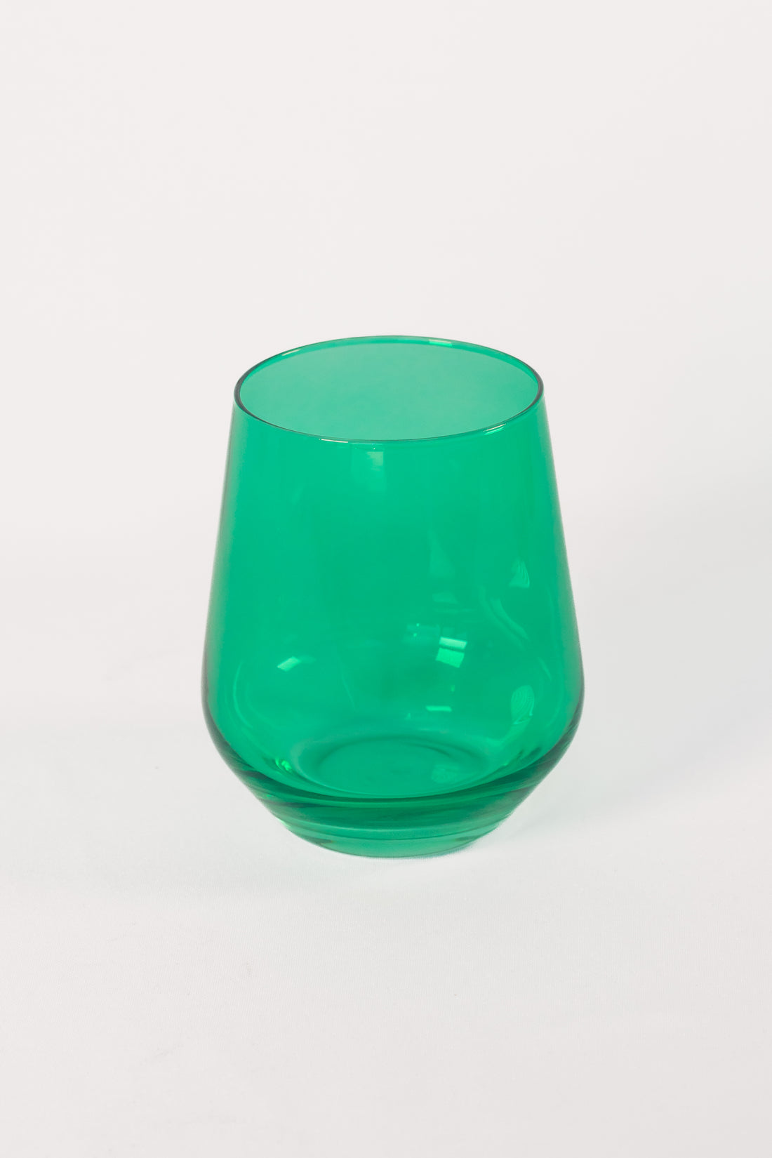 Estelle Colored Wine Stemless - Set of 6 {Kelly Green} – Estelle ...