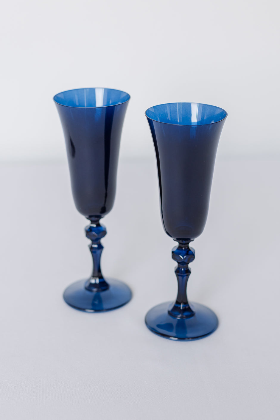 Jewel Tone Regal Flutes – Estelle Colored Glass