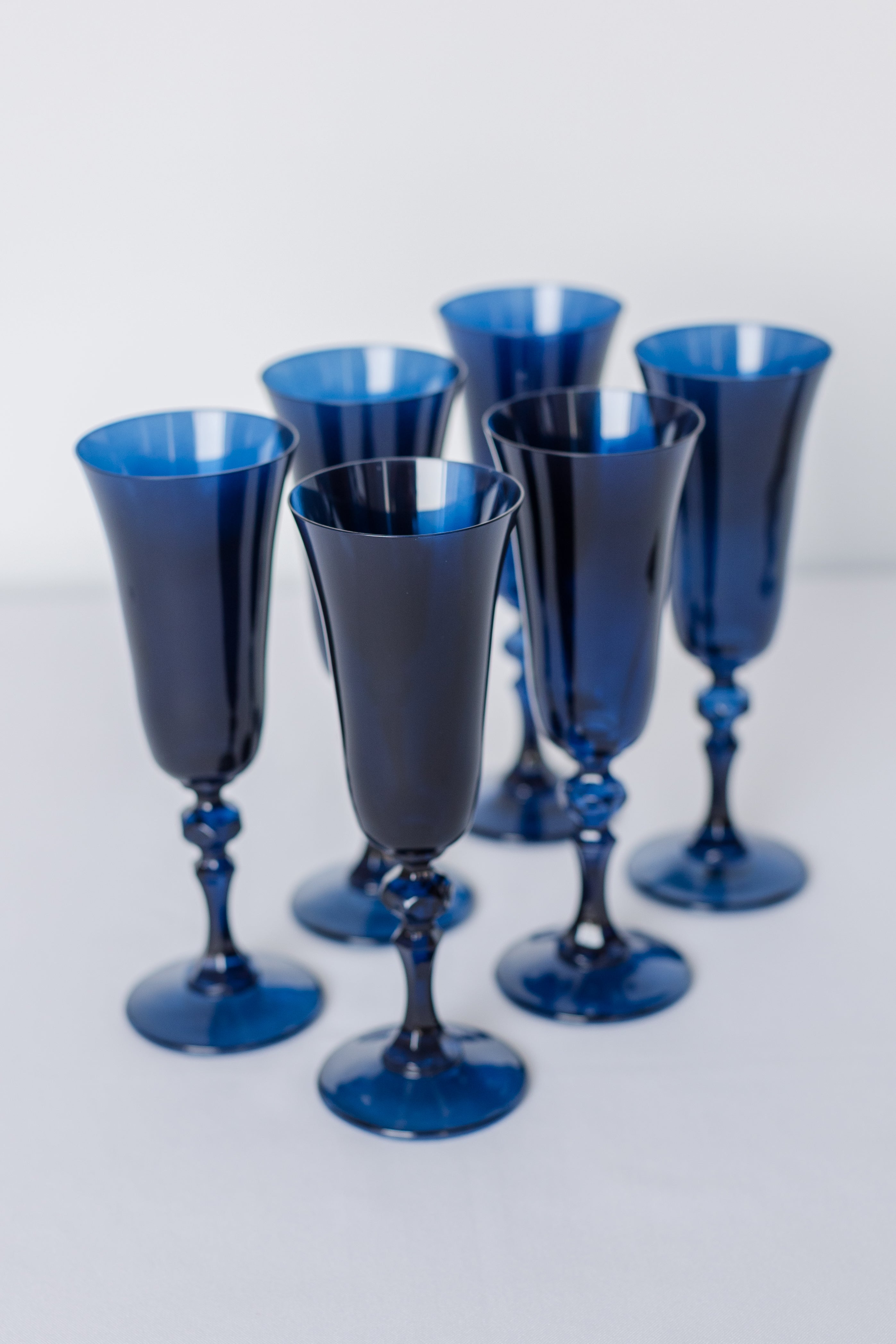 Estelle Colored Regal Flute - Set of 6 {Midnight Blue} – Estelle ...
