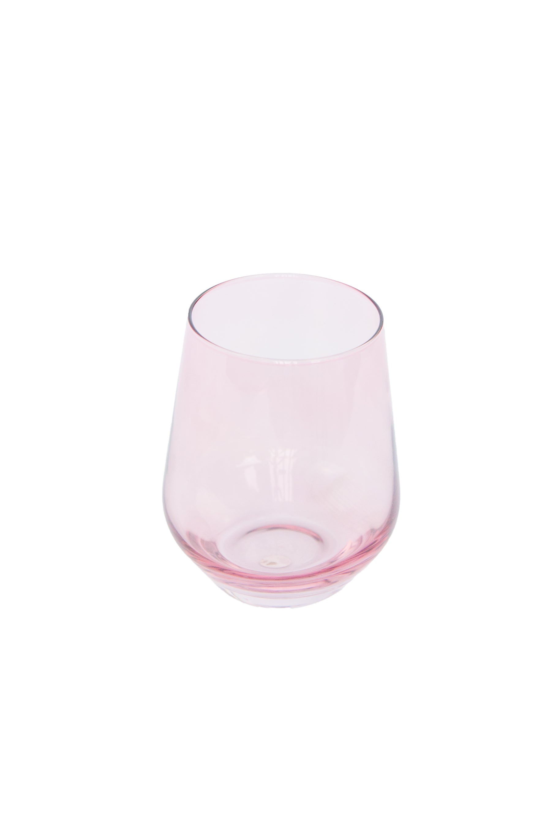 Estelle Colored Wine Stemless - Set of 6 {Rose} – Estelle Colored Glass