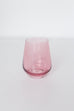 Estelle Colored Wine Stemless - Set of 6 {Rose} – Estelle Colored Glass