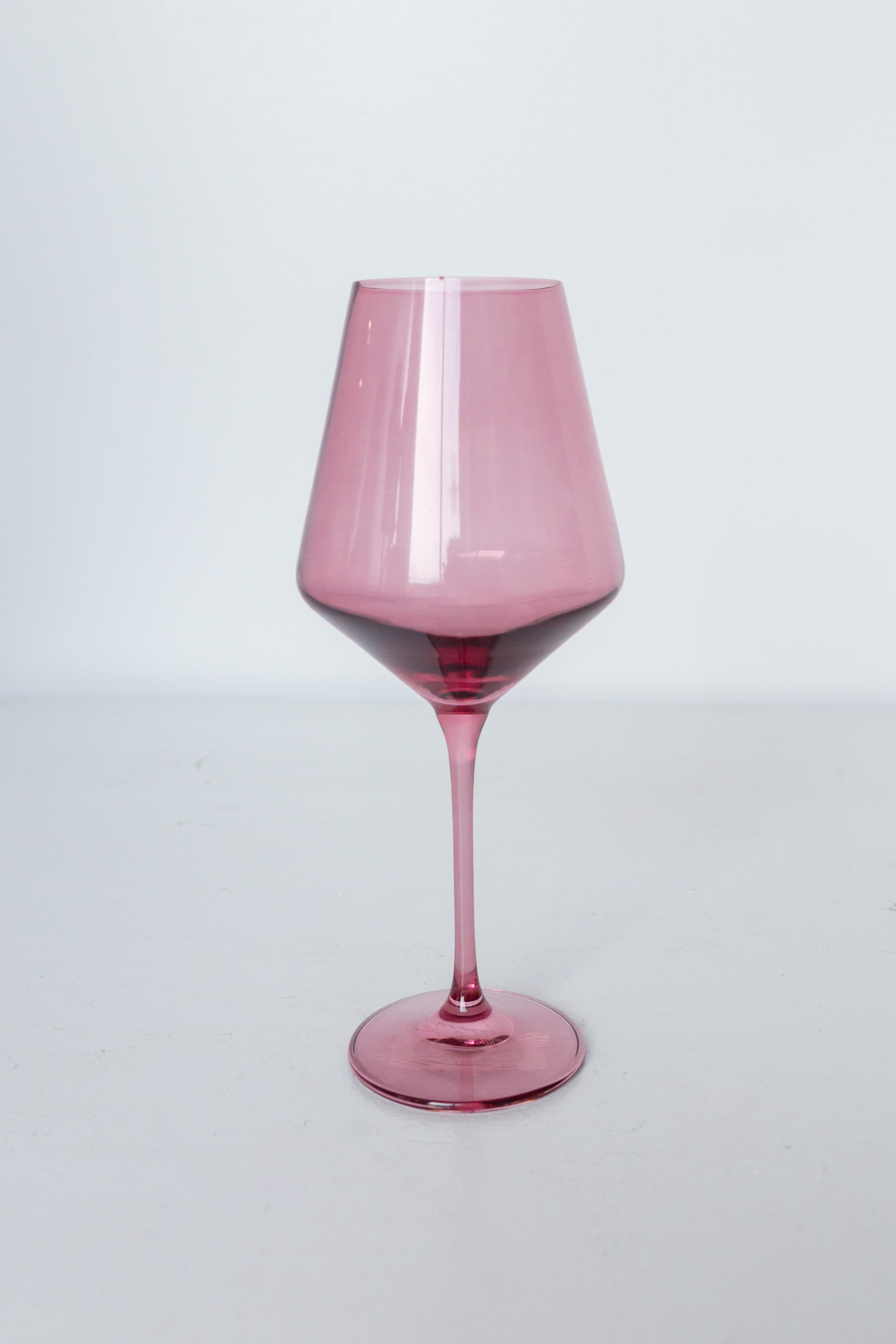 Estelle Colored Wine Stemware - Set of 6 {Rose} – Estelle Colored Glass