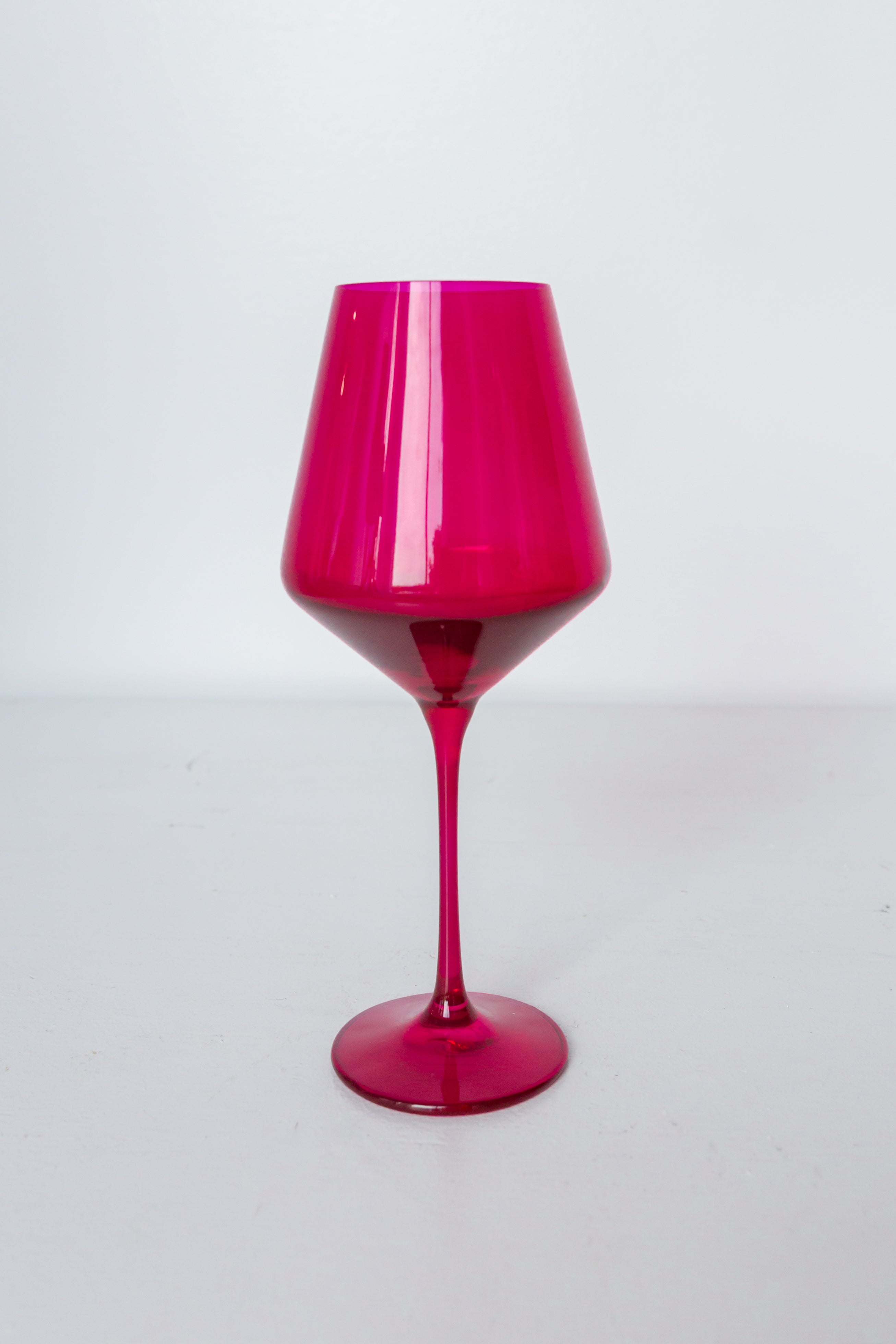 Estelle Colored Wine Stemware - Set of 2 {Viva Magenta (Our Fuchsia ...