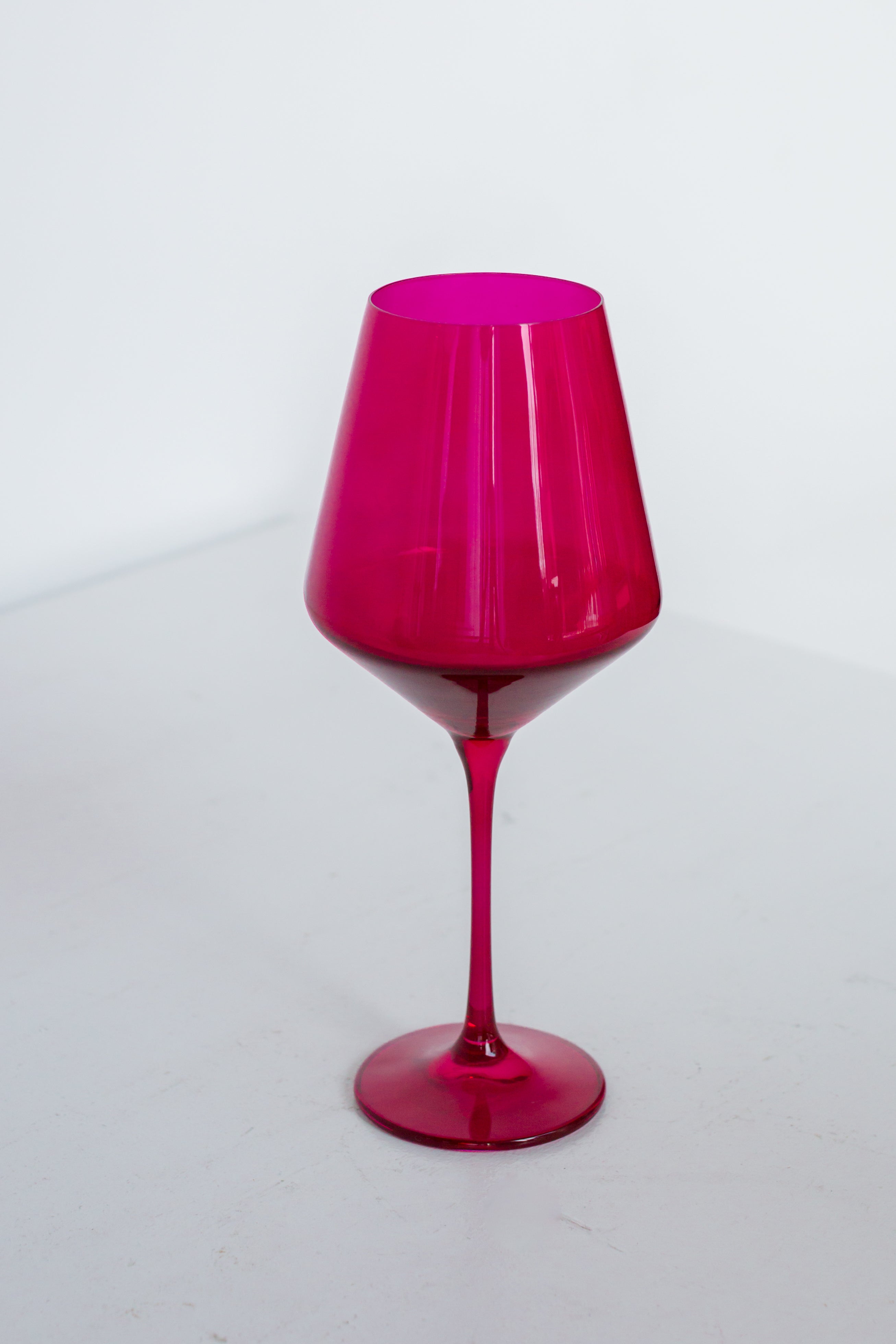Estelle Colored Wine Stemware - Set of 6 {Viva Magenta (Our Fuchsia ...