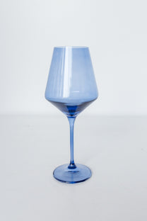 Estelle Colored Wine Stemware - Set of 6 {Cobalt Blue} – Estelle ...