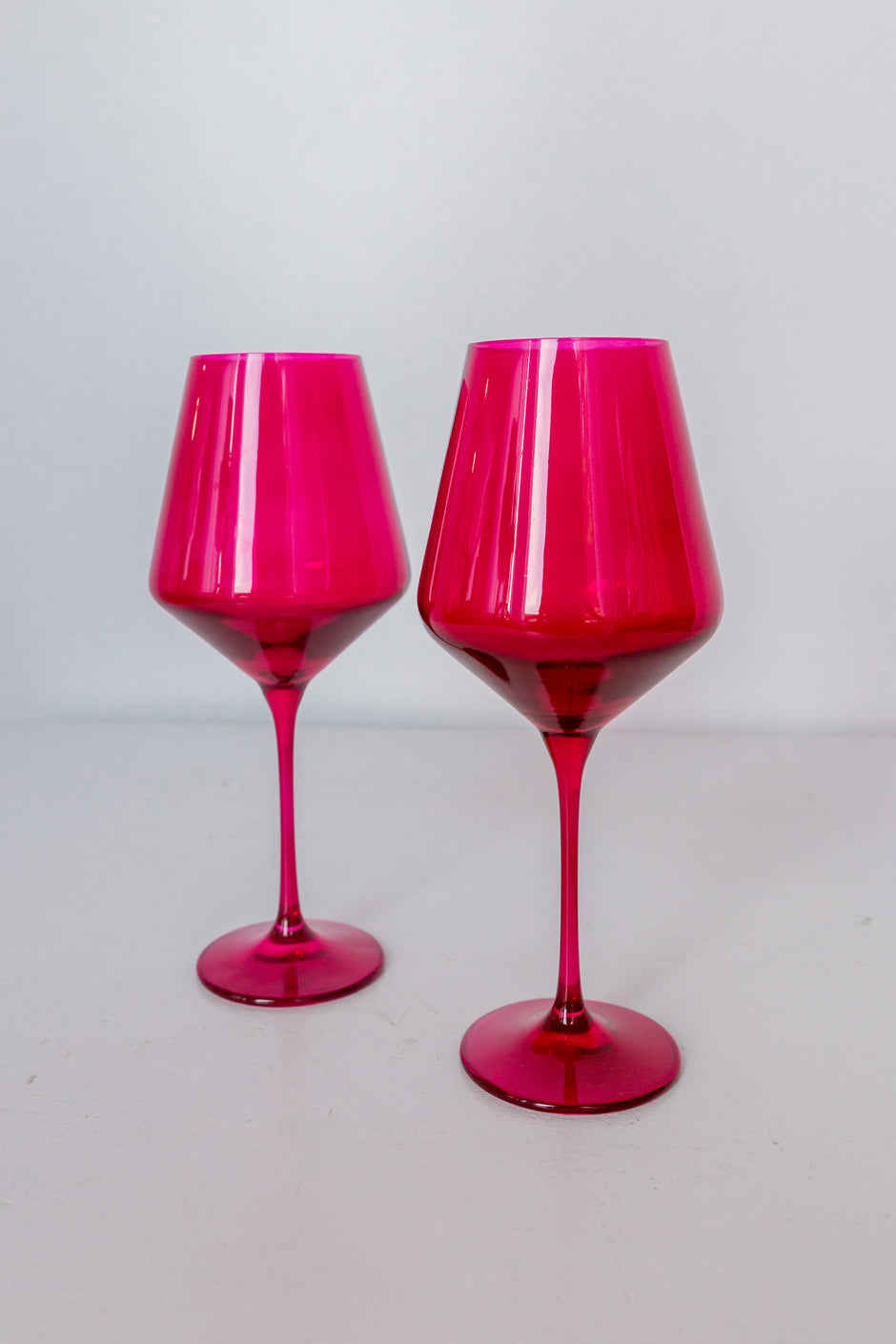 Jewel Tone Stemware – Estelle Colored Glass