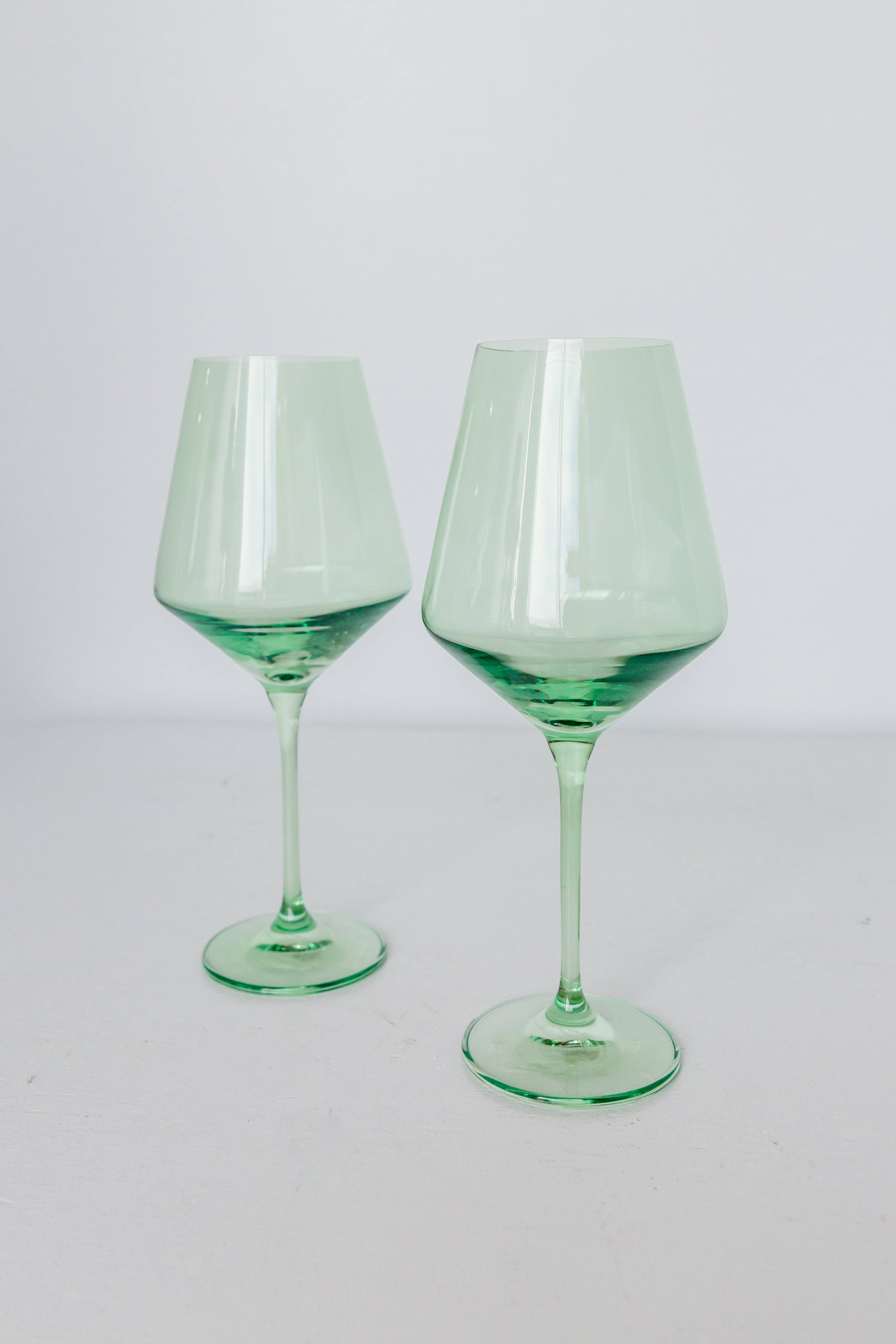 Estelle Colored Wine Stemware - Set of 6 {Mint Green} – Estelle Colored ...