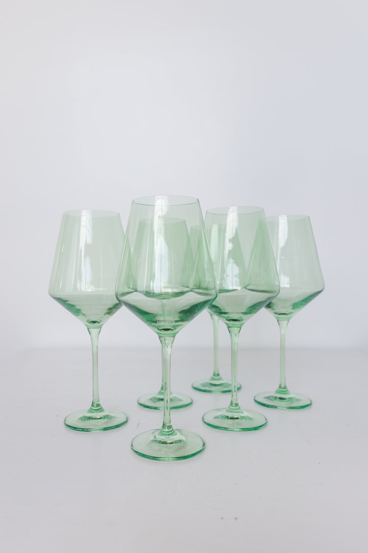 Stemware Wine Estelle Colored Glass