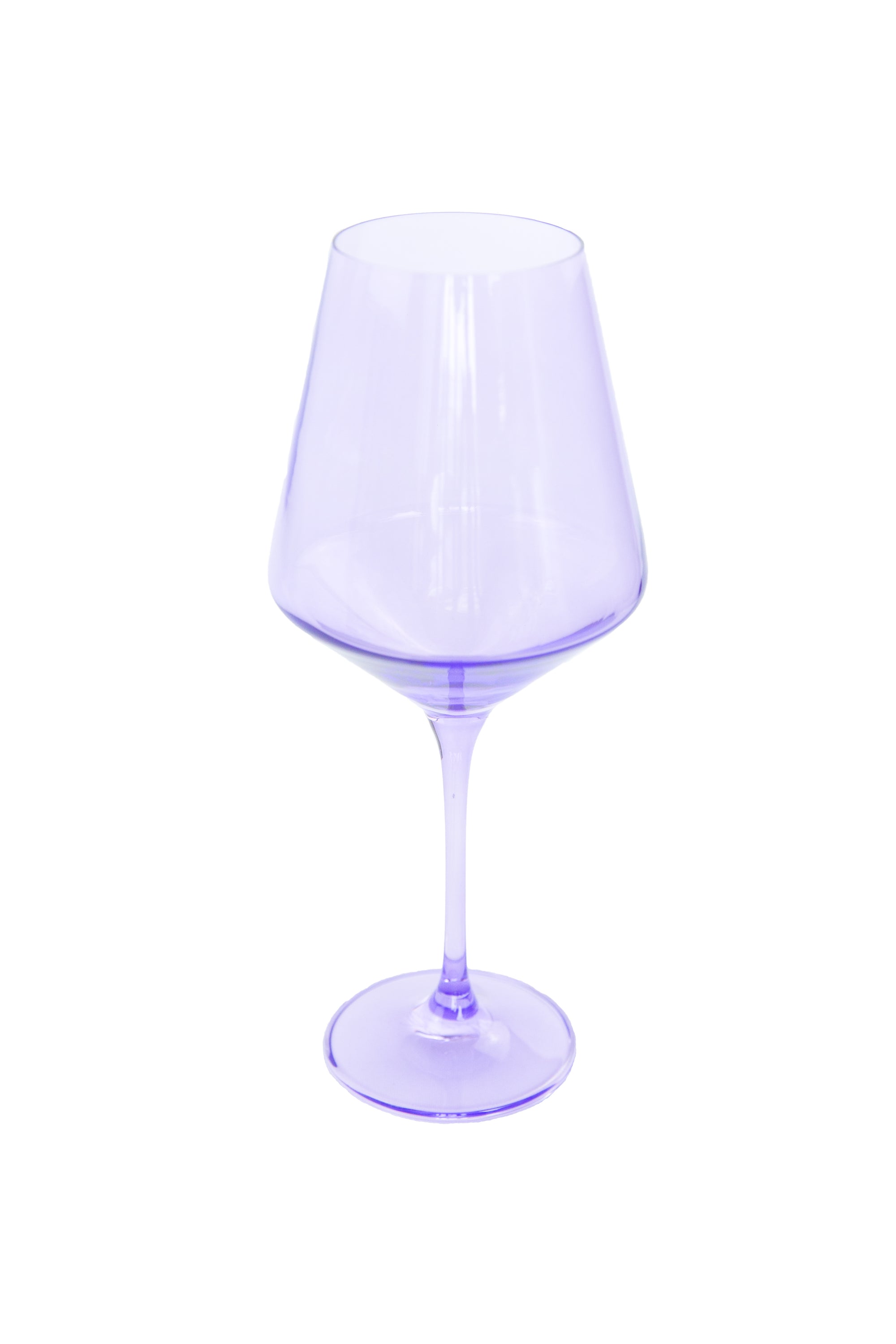 Estelle Colored Wine Stemware - Set of 6 {Lavender} – Estelle Colored Glass