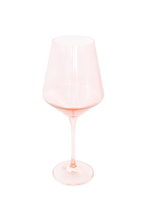 Estelle Colored Wine Stemware - Set of 6 {Blush Pink} – Estelle Colored ...