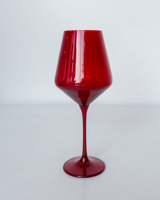 Estelle Wine Single Stemware Glass {ALL COLORS} – Estelle Colored Glass